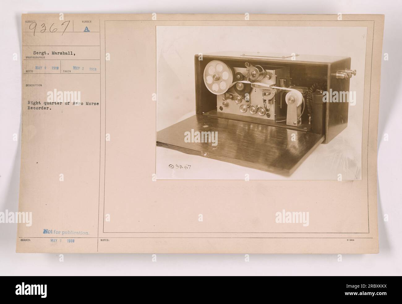 A Sergeant Marshall, a photographer for the American military during ...