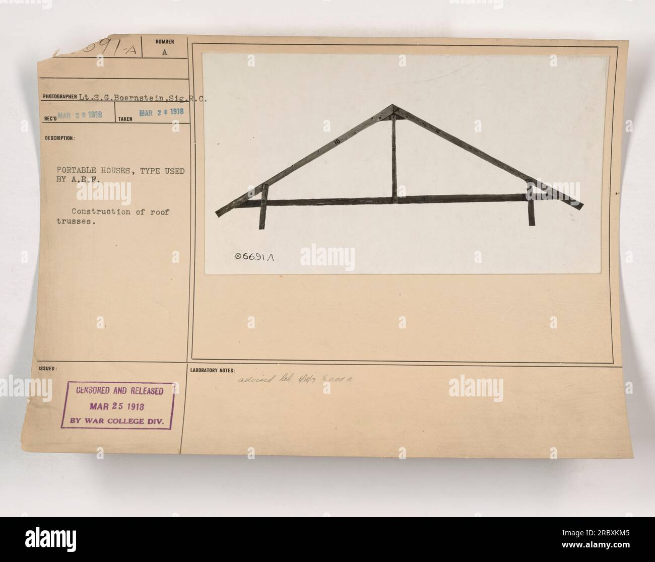 "Image shows portable houses being constructed for use by the American ...