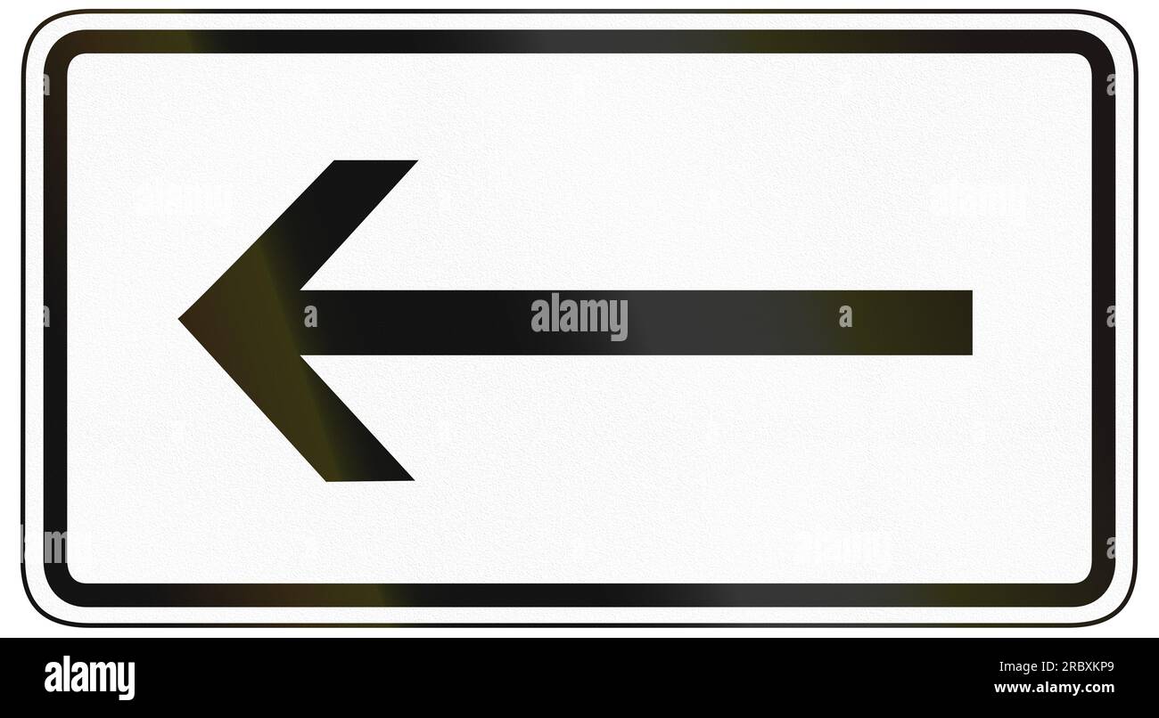 German traffic sign additional panel to specify the meaning of other ...