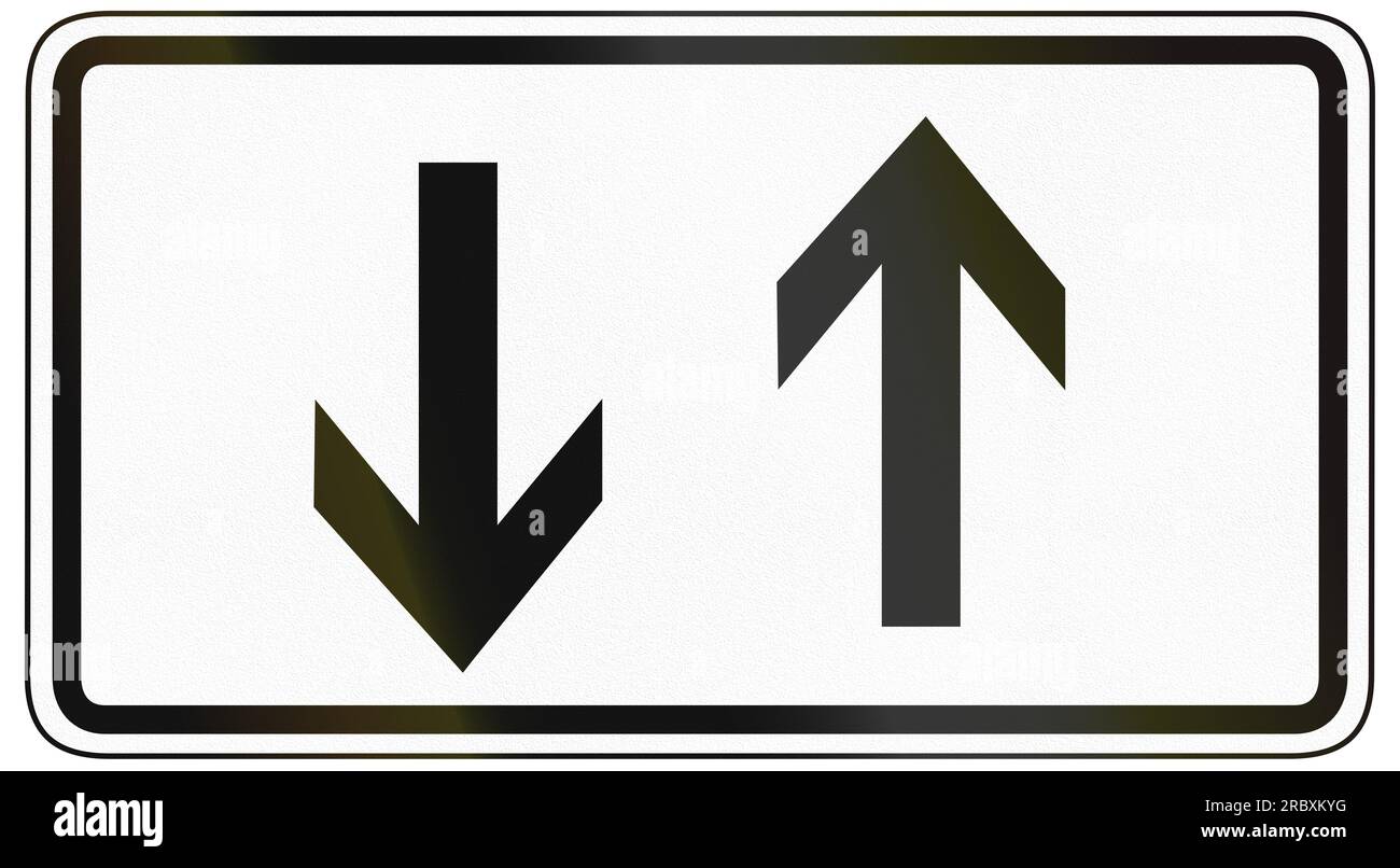 German traffic sign additional panel to specify the meaning of other ...