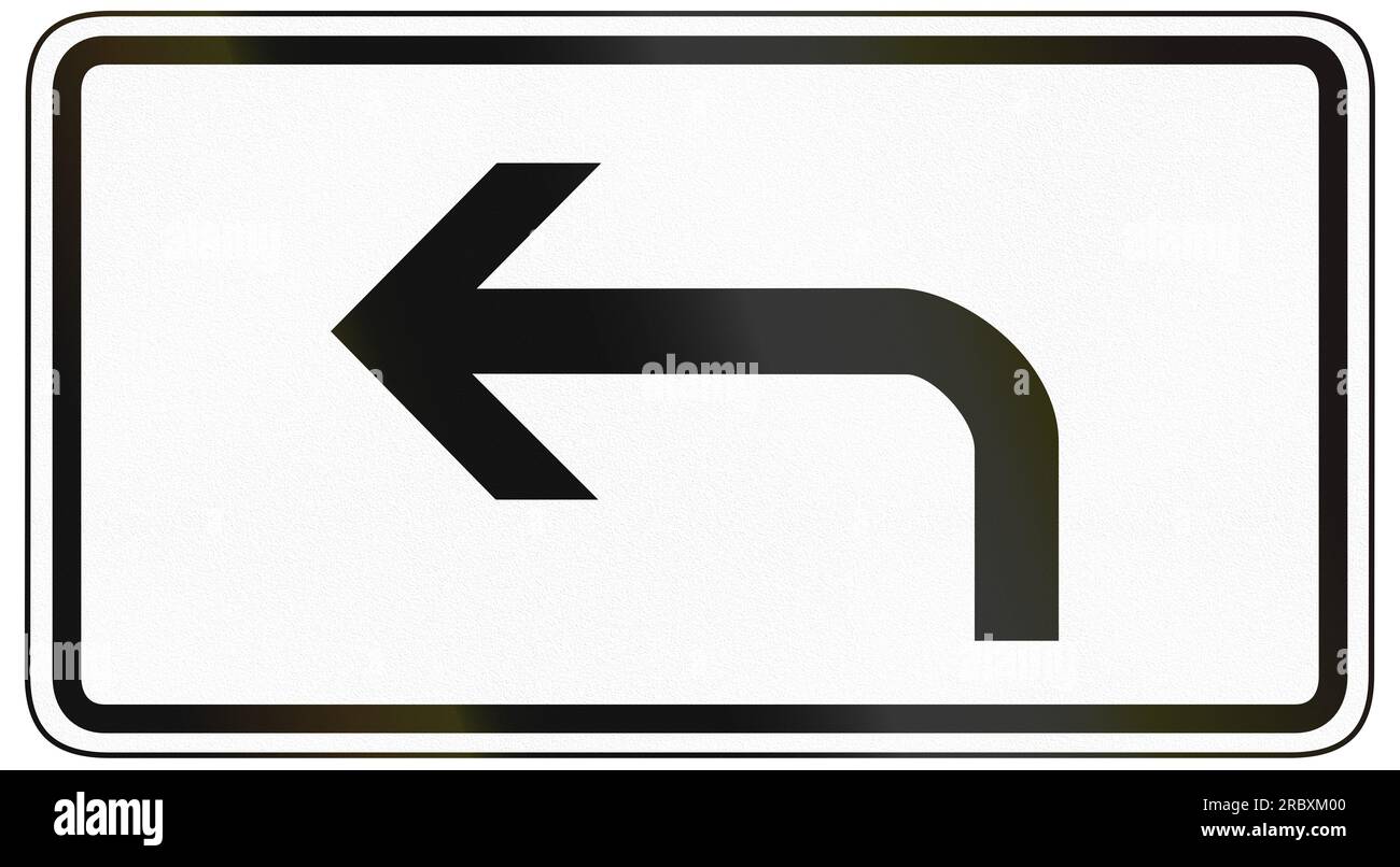 German traffic sign additional panel to specify the meaning of other ...