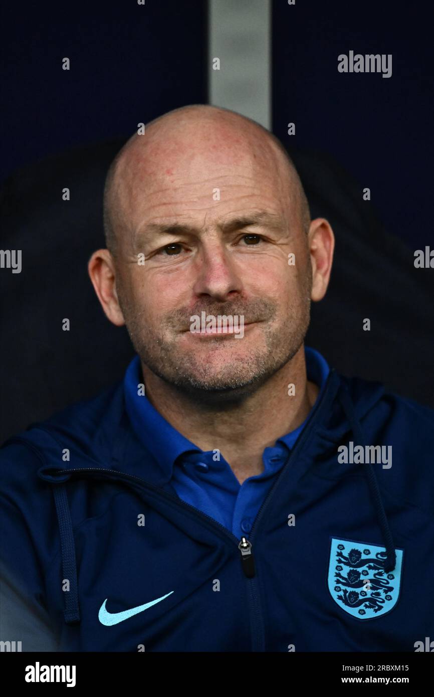 BATUMI, GEORGIA - JULY 8: head coach Lee Carsley of England during the ...
