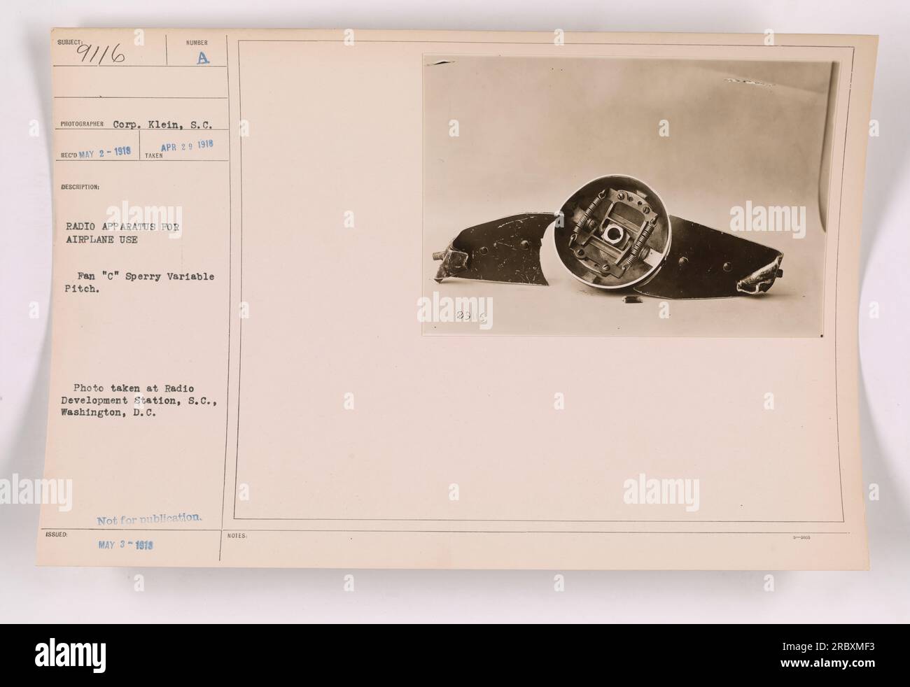 Sperry variable pitch hi-res stock photography and images - Alamy