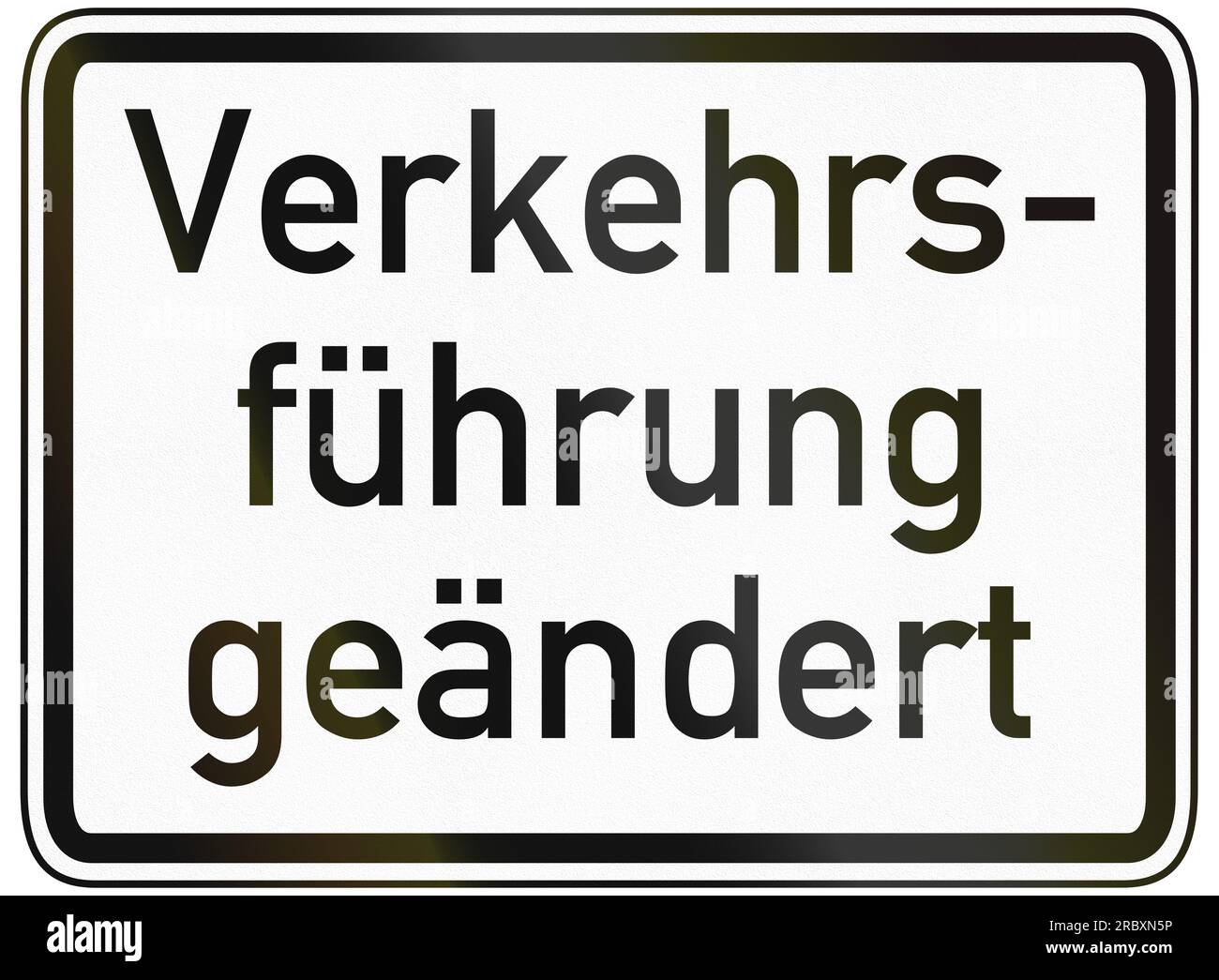 German traffic sign additional panel to specify the meaning of other ...