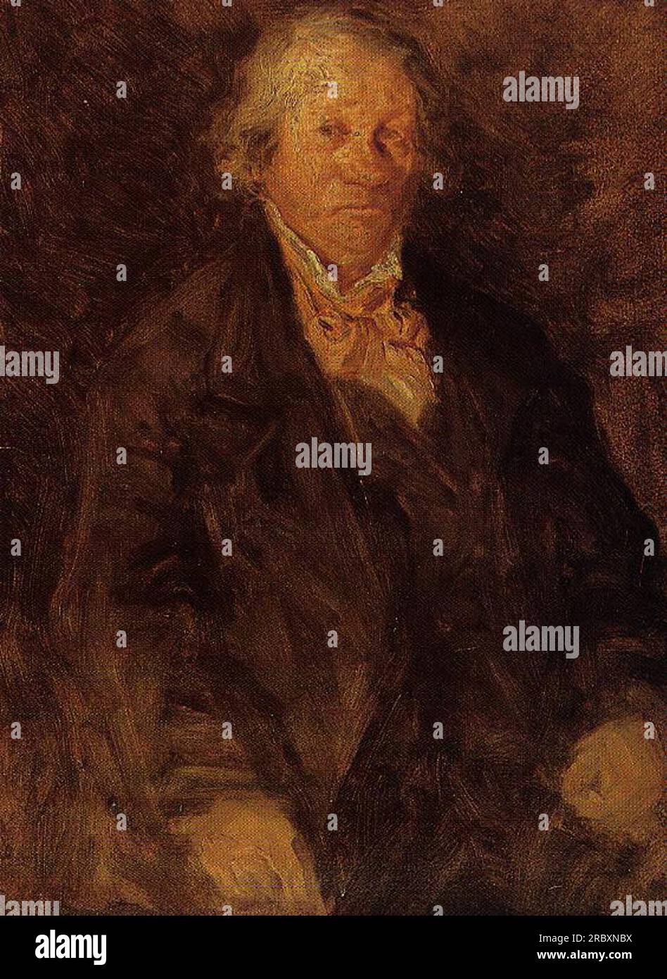 Portrait of the Artist's Father (Leonard-Sebastien Boudin) 1850; France ...