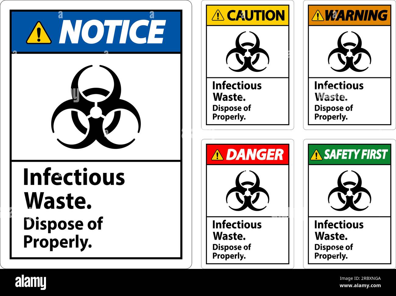 Biohazard Warning Label Infectious Waste, Dispose Of Properly Stock ... Biohazard Warning Label Infectious Waste, Dispose Of Properly Stock ...