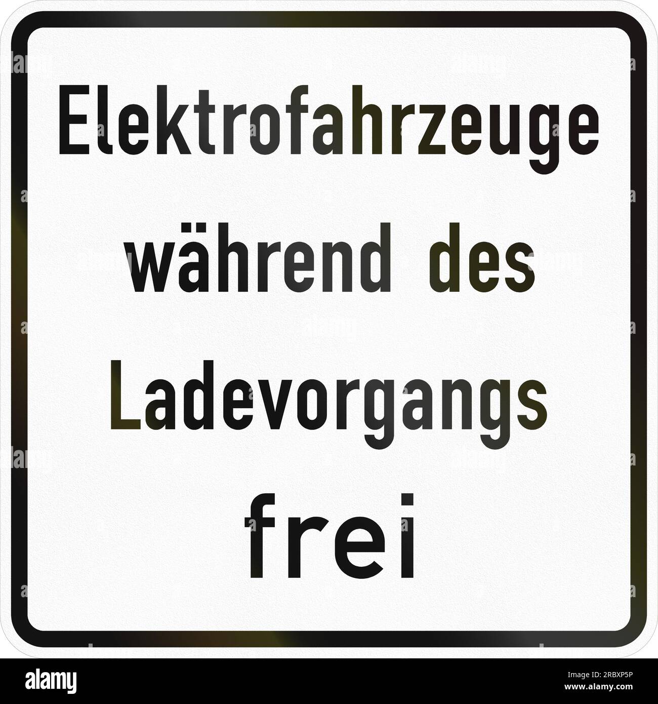 German traffic sign additional panel to specify the meaning of other ...