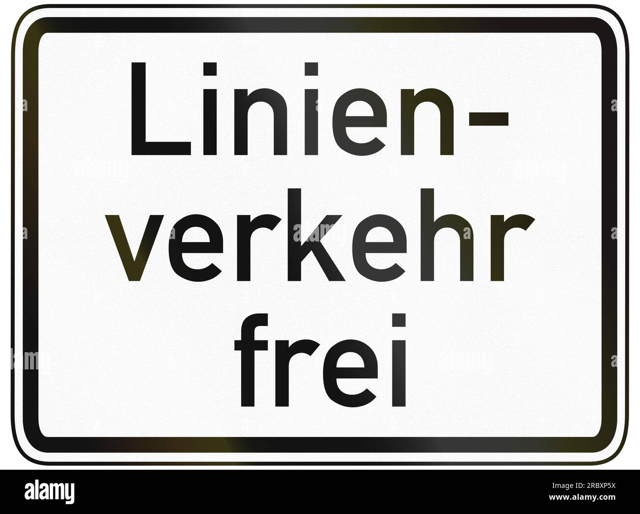 German traffic sign additional panel to specify the meaning of other ...