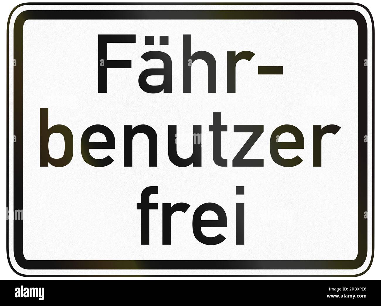 German traffic sign additional panel to specify the meaning of other ...