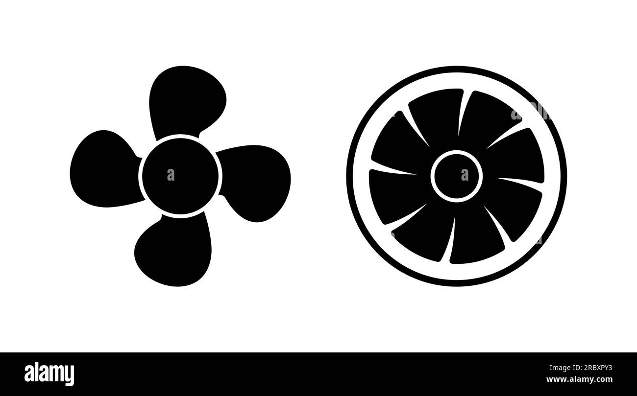 Fan icon vector. blower icon. propeller. ceiling Stock Vector Image ...