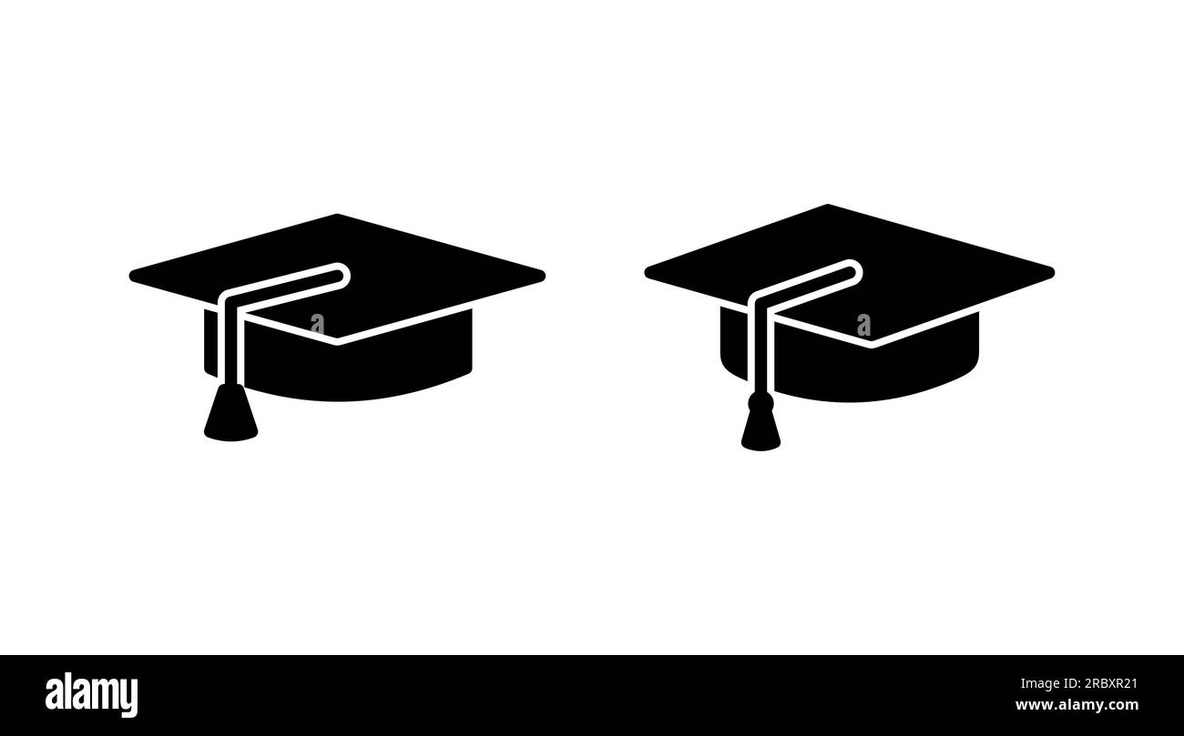 Education icon vector. graduation cap icon vector Stock Vector Image ...
