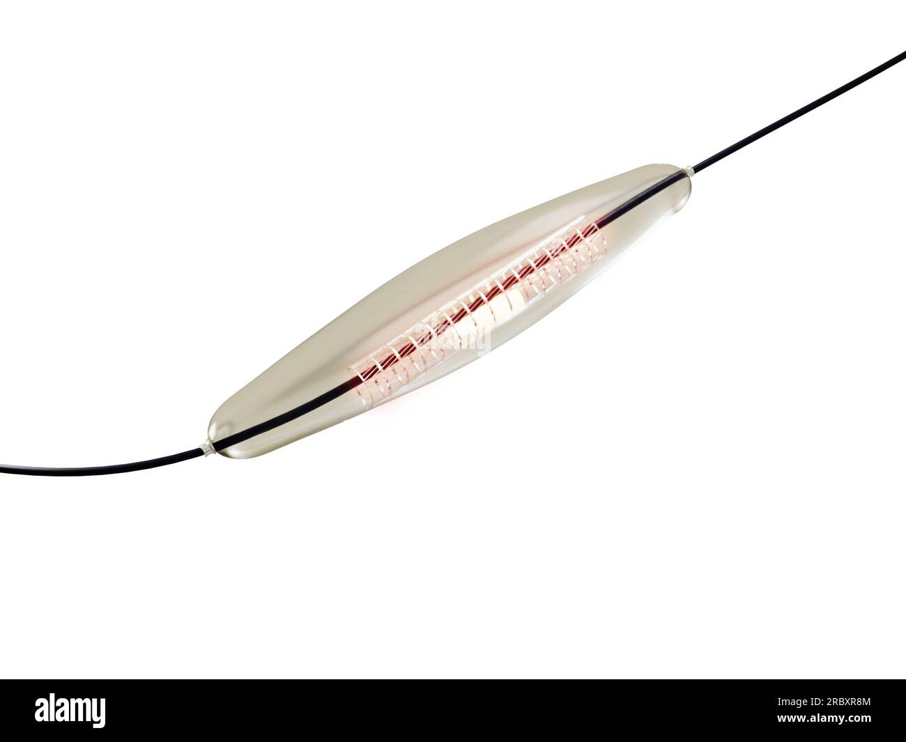 mesh metal nitinol self-expandable stent 3D rendering for endovascular ...