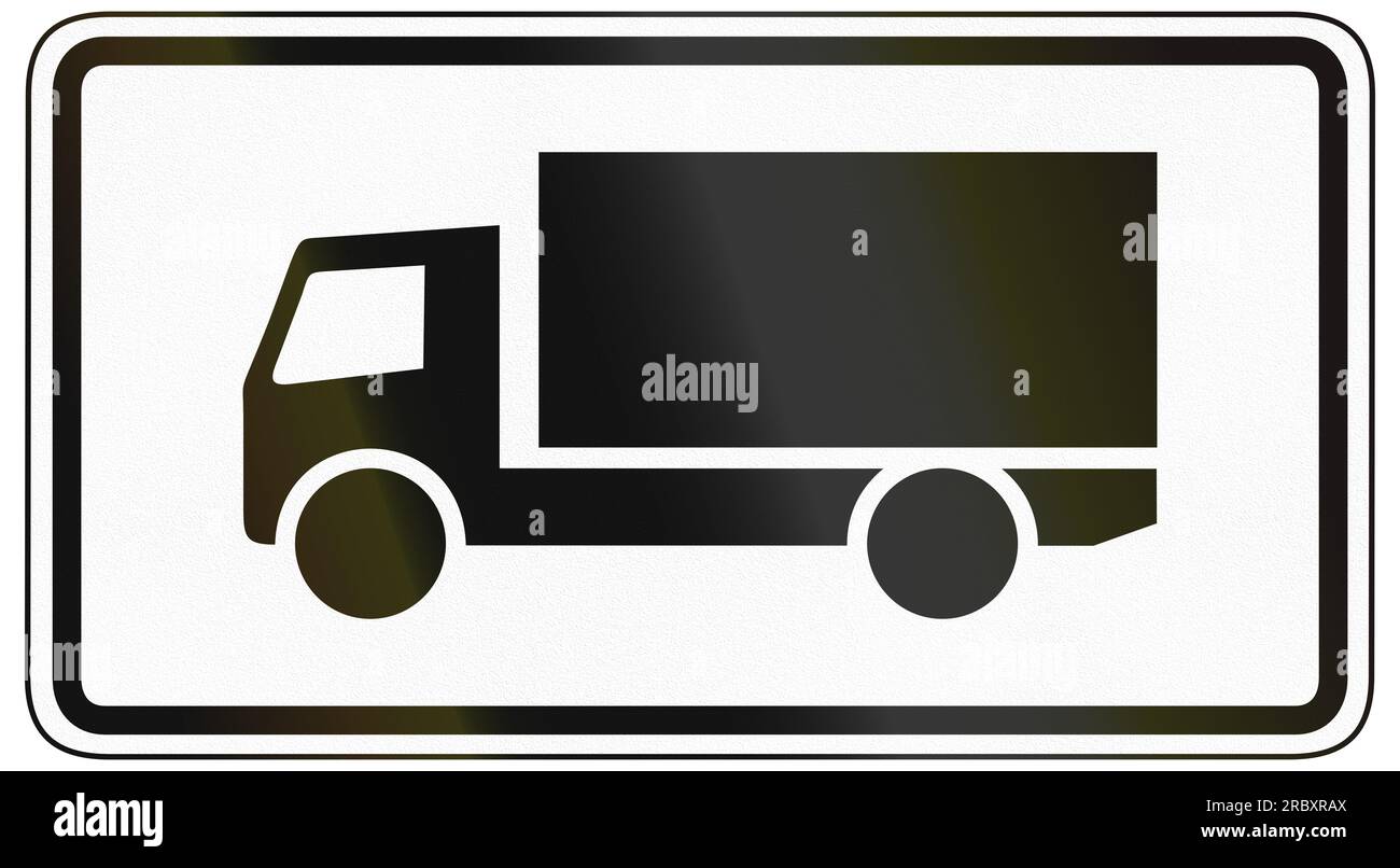 German traffic sign additional panel to specify the meaning of other ...