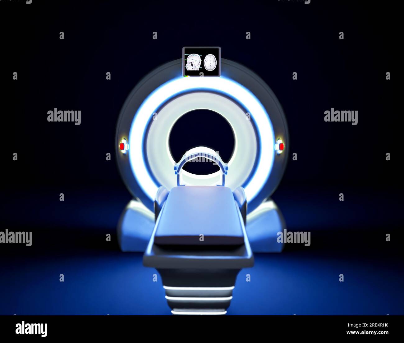 3d rendering bed top view hi-res stock photography and images - Alamy