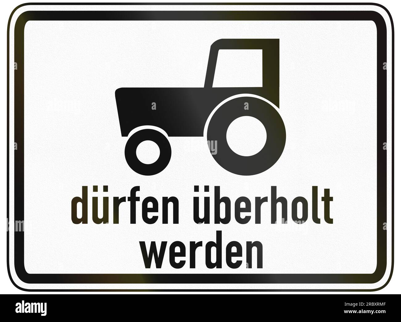 German traffic sign additional panel to specify the meaning of other ...