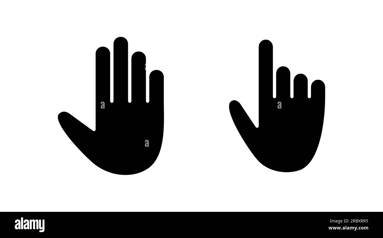 Hand icon vector. hand symbols. palm Stock Vector Image & Art - Alamy