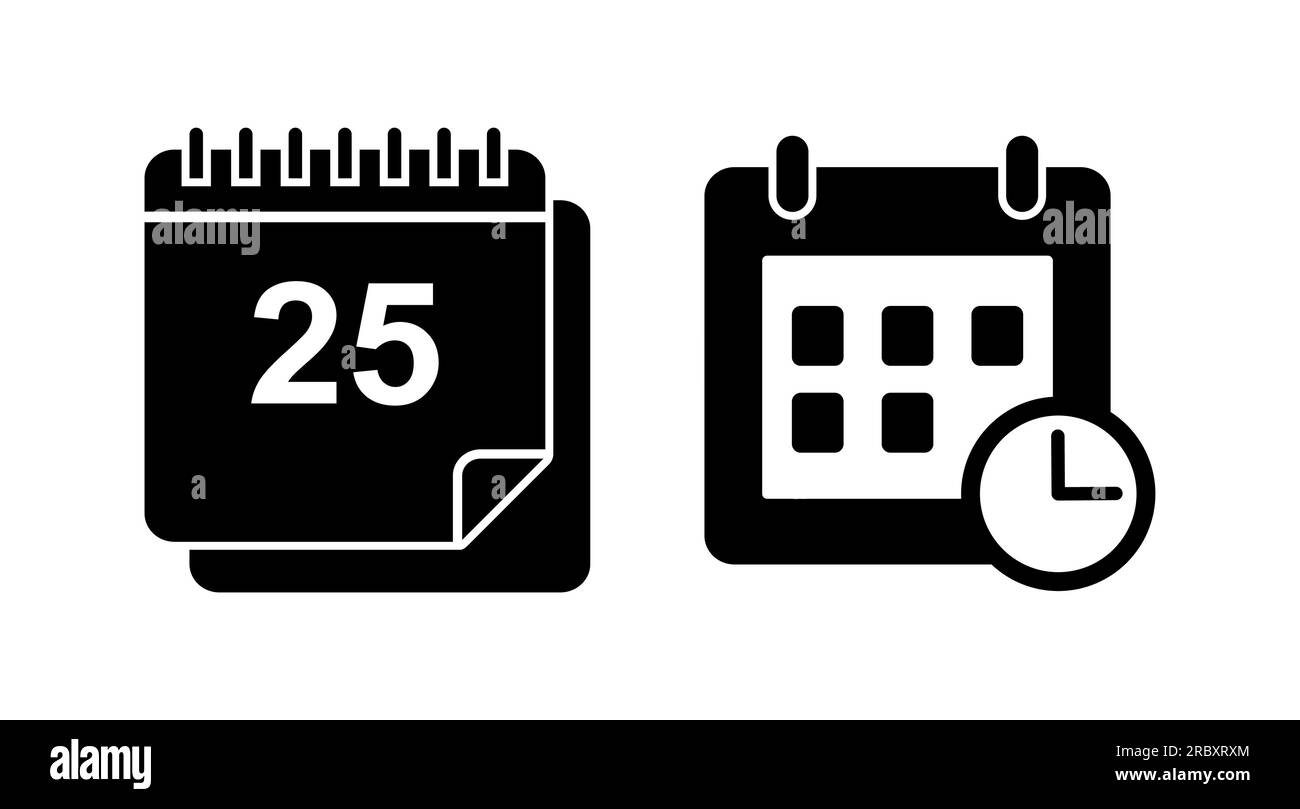 calendar icon vector. Calender symbol Stock Vector Image & Art - Alamy