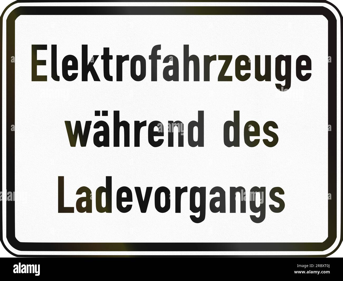 German traffic sign additional panel to specify the meaning of other ...