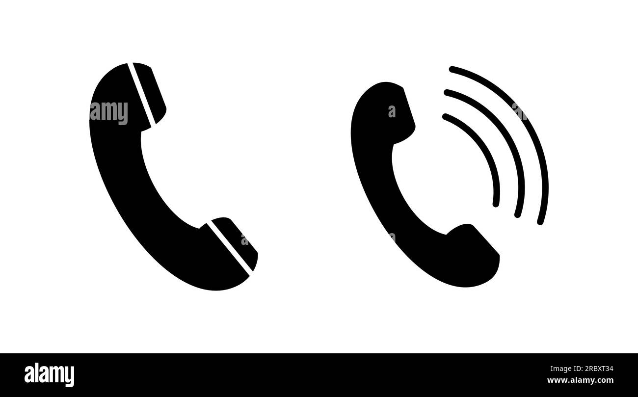 Call icon vector. phone icon vector Stock Vector Image & Art - Alamy