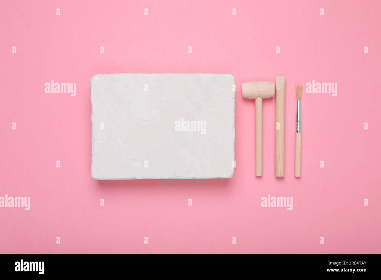 Educational toy for motor skills development. Excavation kit (plaster ...