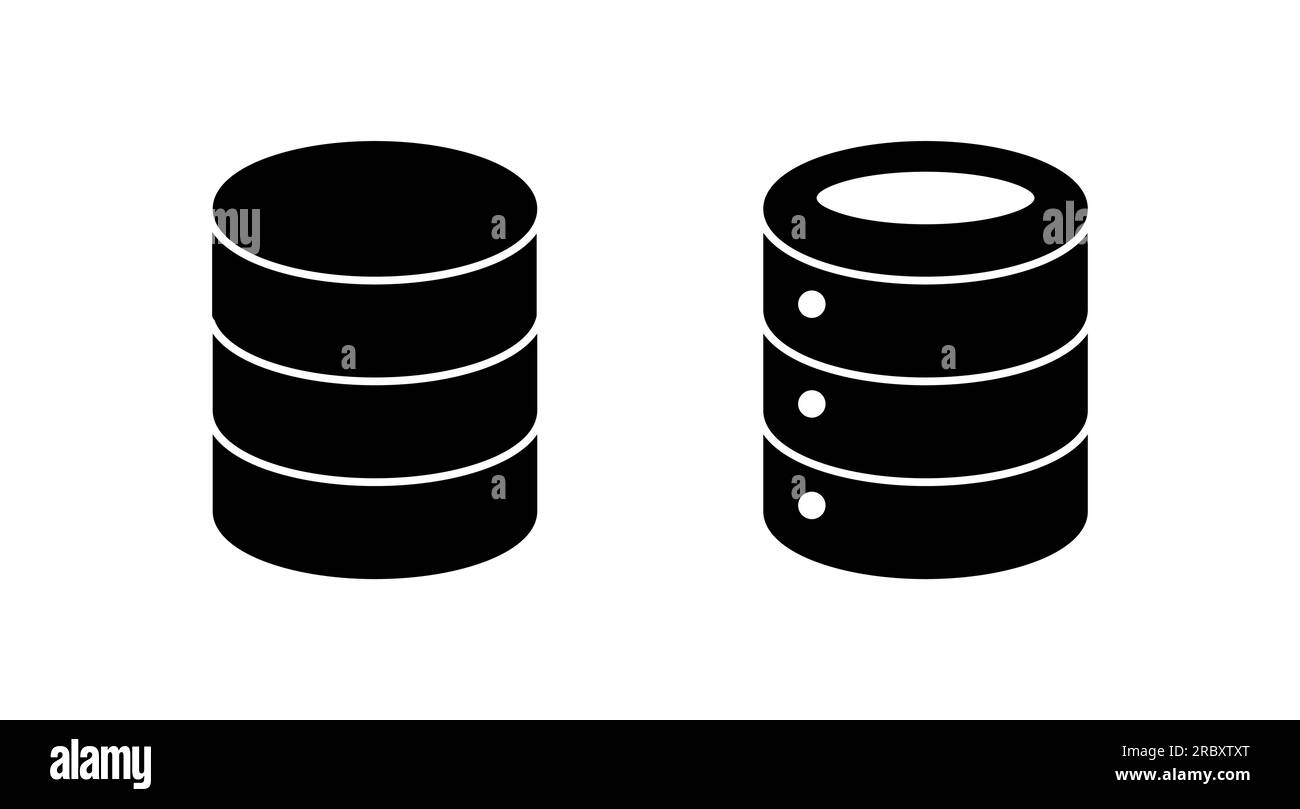 Database Icon Vector Server Icon Storage Stock Vector Image And Art Alamy