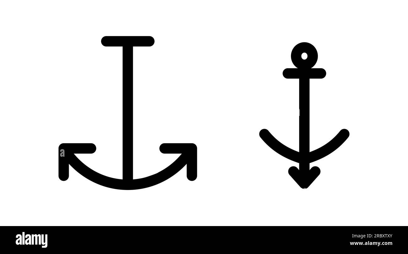 Anchor icon vector. Anchor sign. marine symbol Stock Vector Image & Art ...