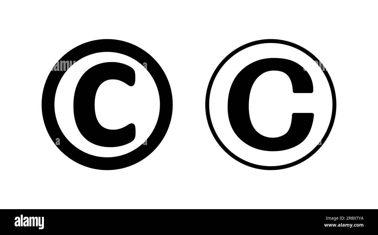 Copyright logo Cut Out Stock Images & Pictures - Alamy