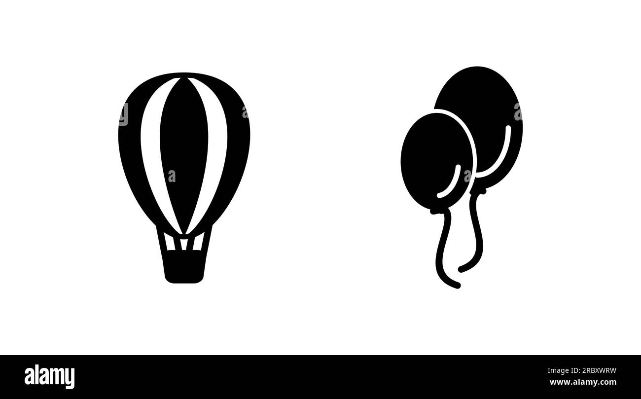 Balloon icon vector. air balloon icon isolated Stock Vector Image & Art ...