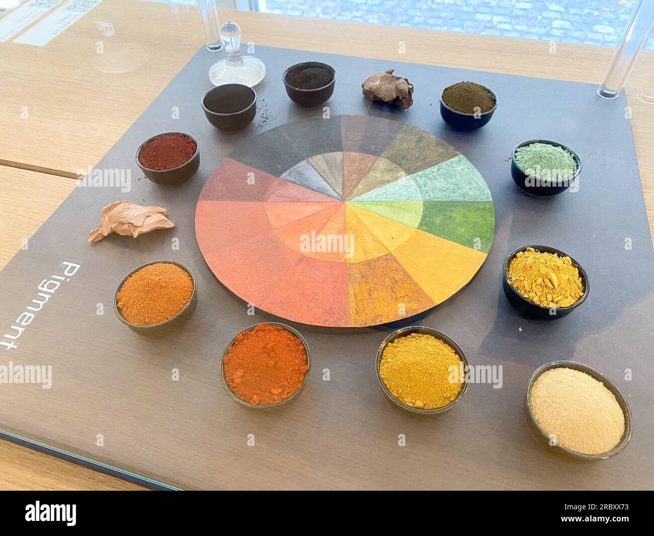 Triangle color palette guide spectrum hi-res stock photography and ...