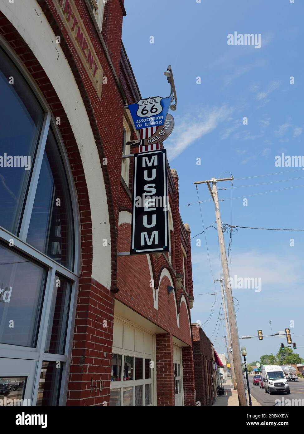 Pontiac, Illinois - June 29, 2023: Wonderful Historic Route 66 Town of ...