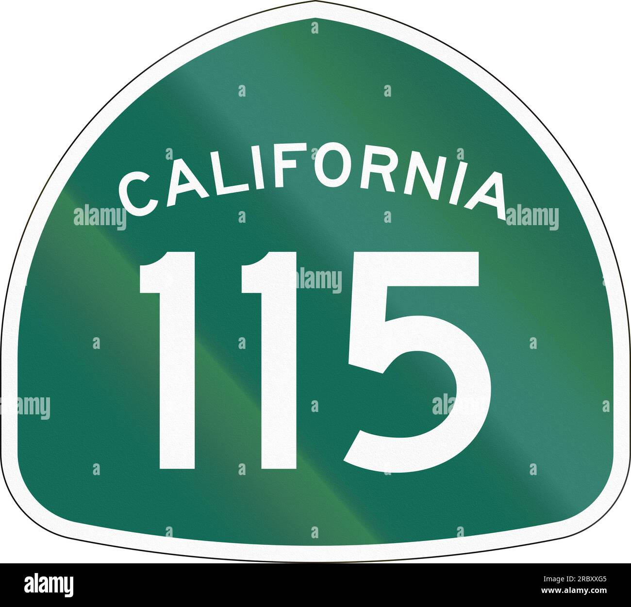US state route shield California Stock Photo - Alamy