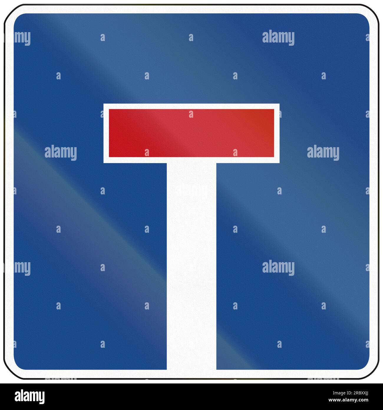 German traffic sign: dead end street Stock Photo - Alamy