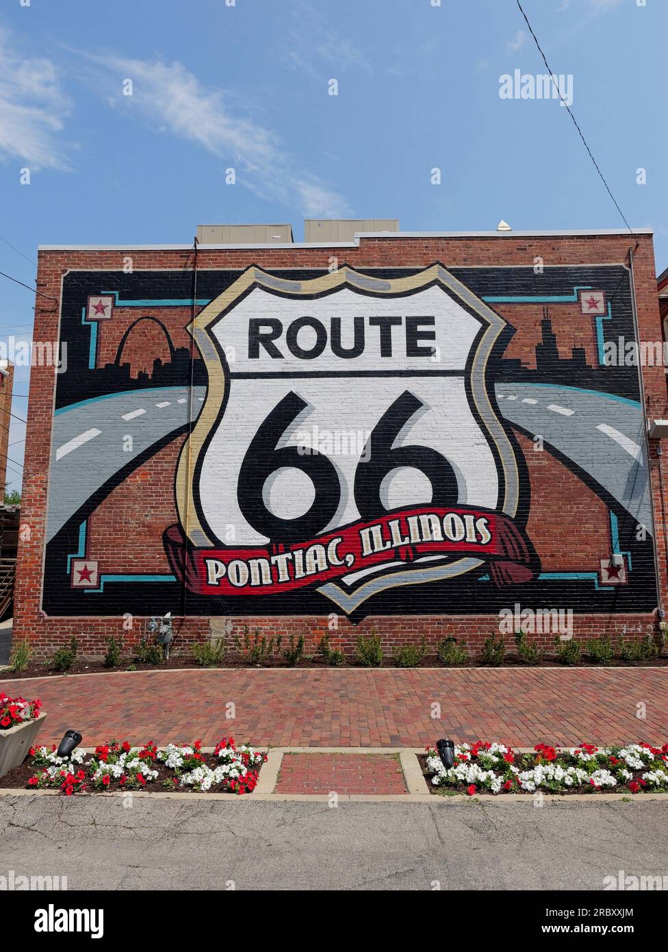 Pontiac, Illinois - June 29, 2023: Wonderful Historic Route 66 Town of ...