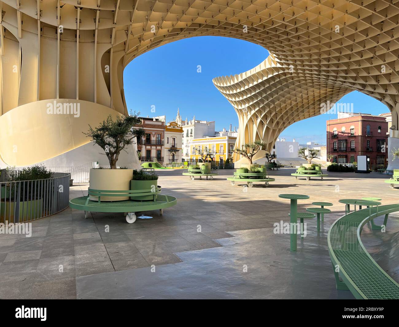 Seville wooden structure hi-res stock photography and images - Alamy