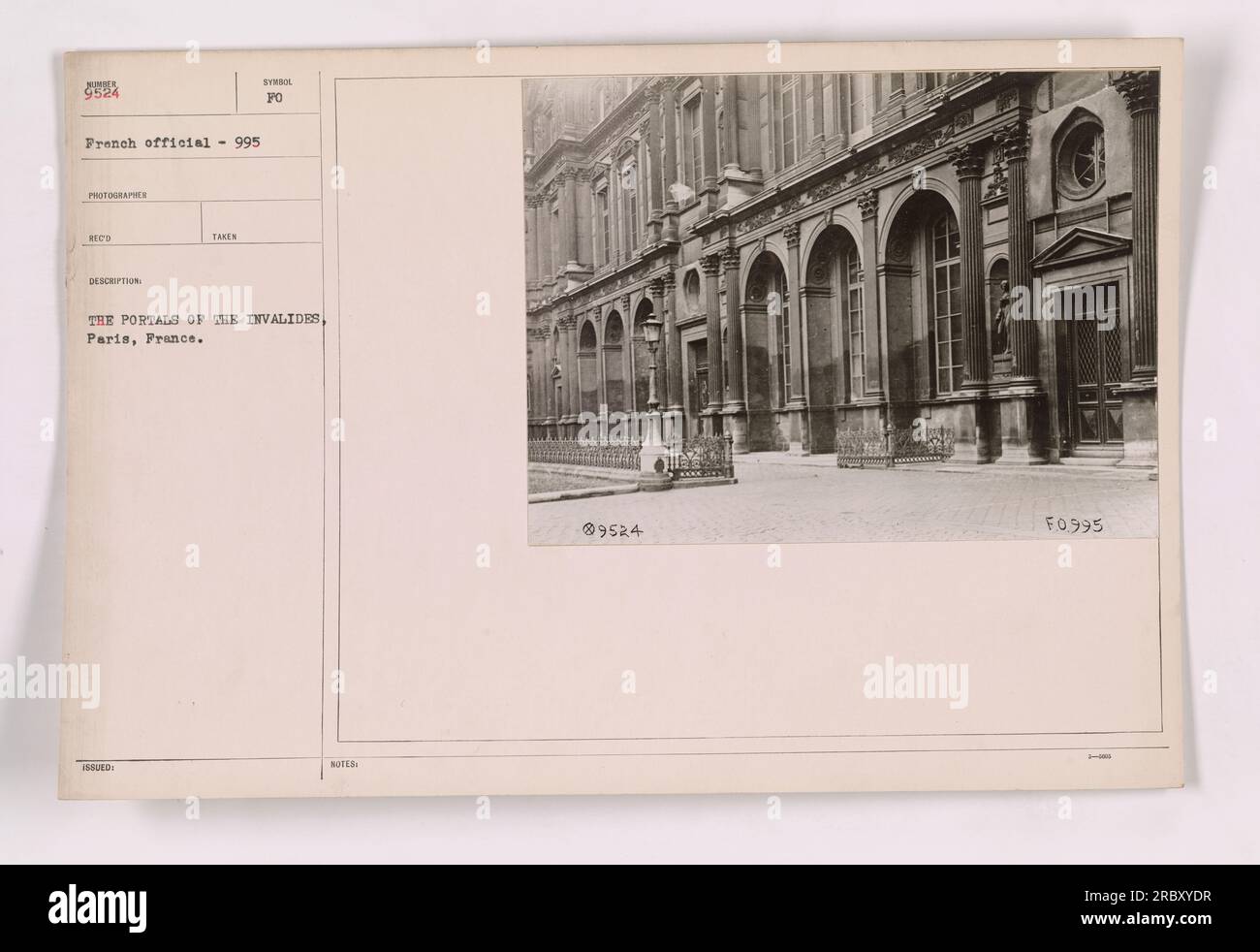 This photograph (111-SC-9524) was taken in Paris, France, at the ...