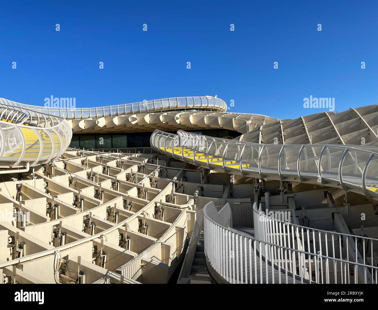 Metropol Parasol / Setas De Sevilla walkways Stock Photo - Alamy