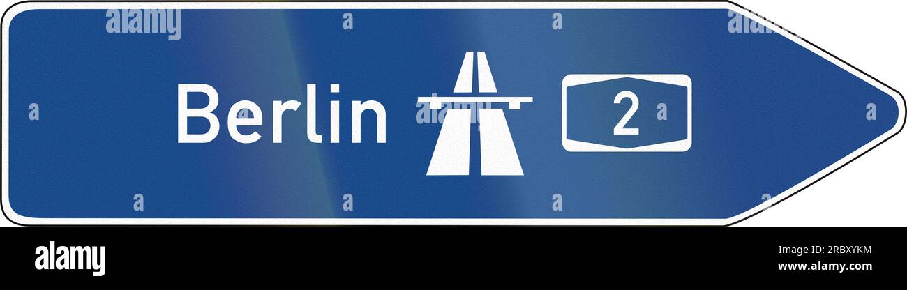 Berlin autobahn sign hi-res stock photography and images - Alamy