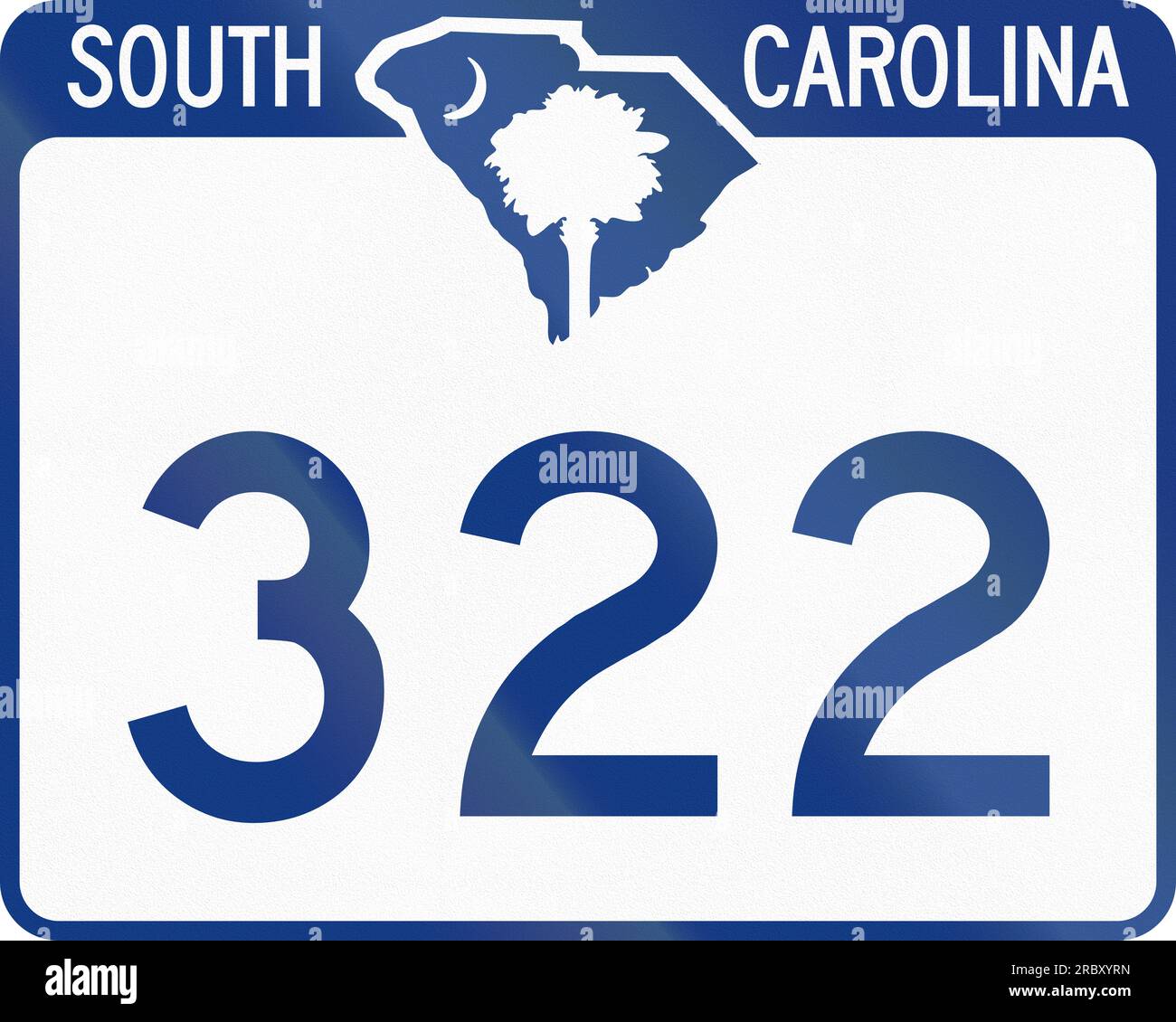 US state route shield South Carolina Stock Photo - Alamy