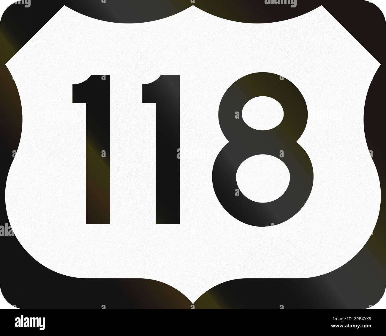 Us highway shield shape hi-res stock photography and images - Alamy