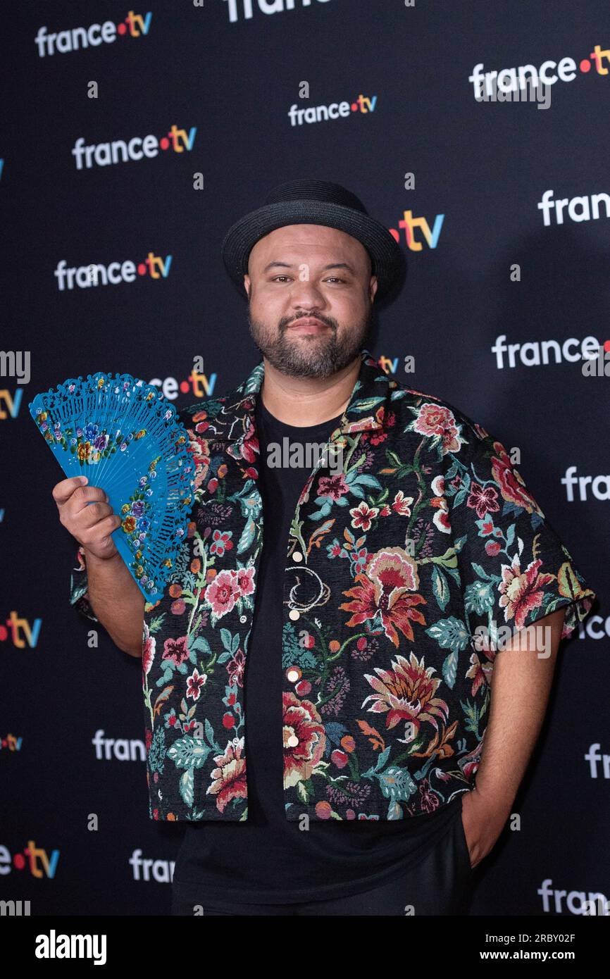 Raphal Yem assiste a la Conference de Presse de rentree de France ...