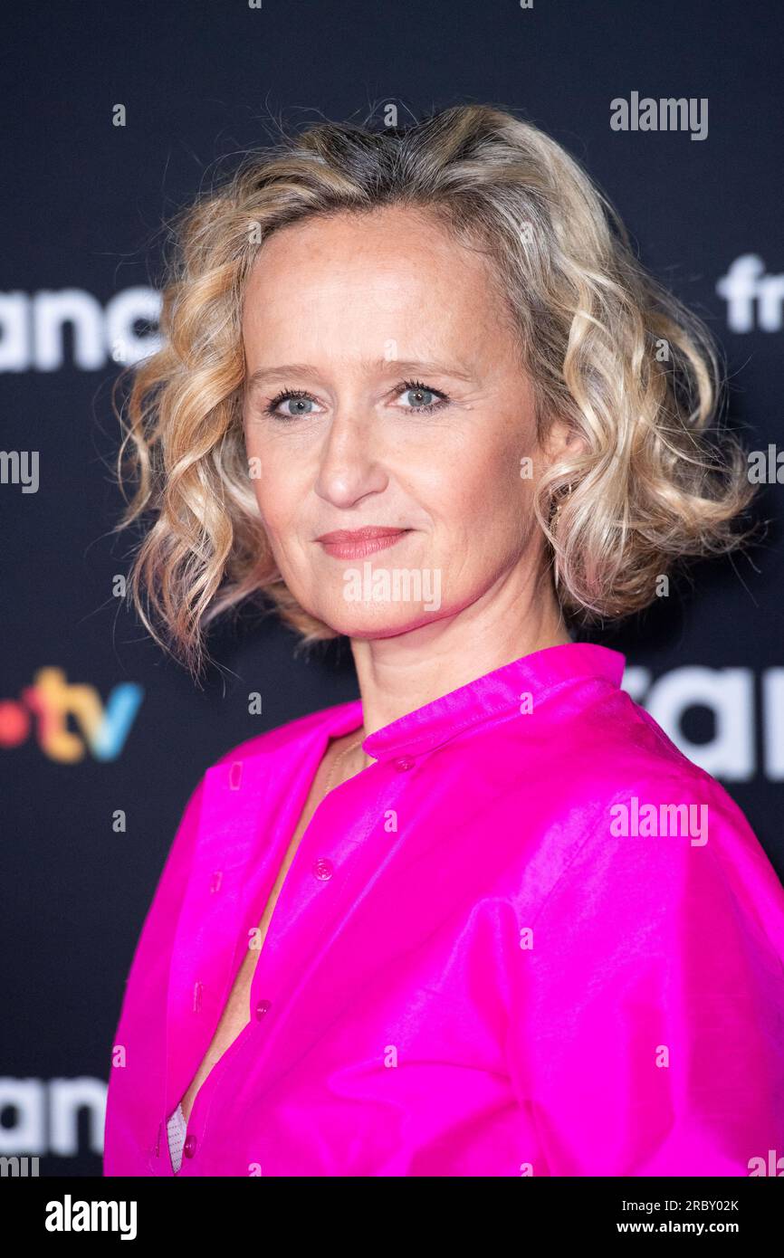 Caroline Roux assiste a la Conference de Presse de rentree de France ...