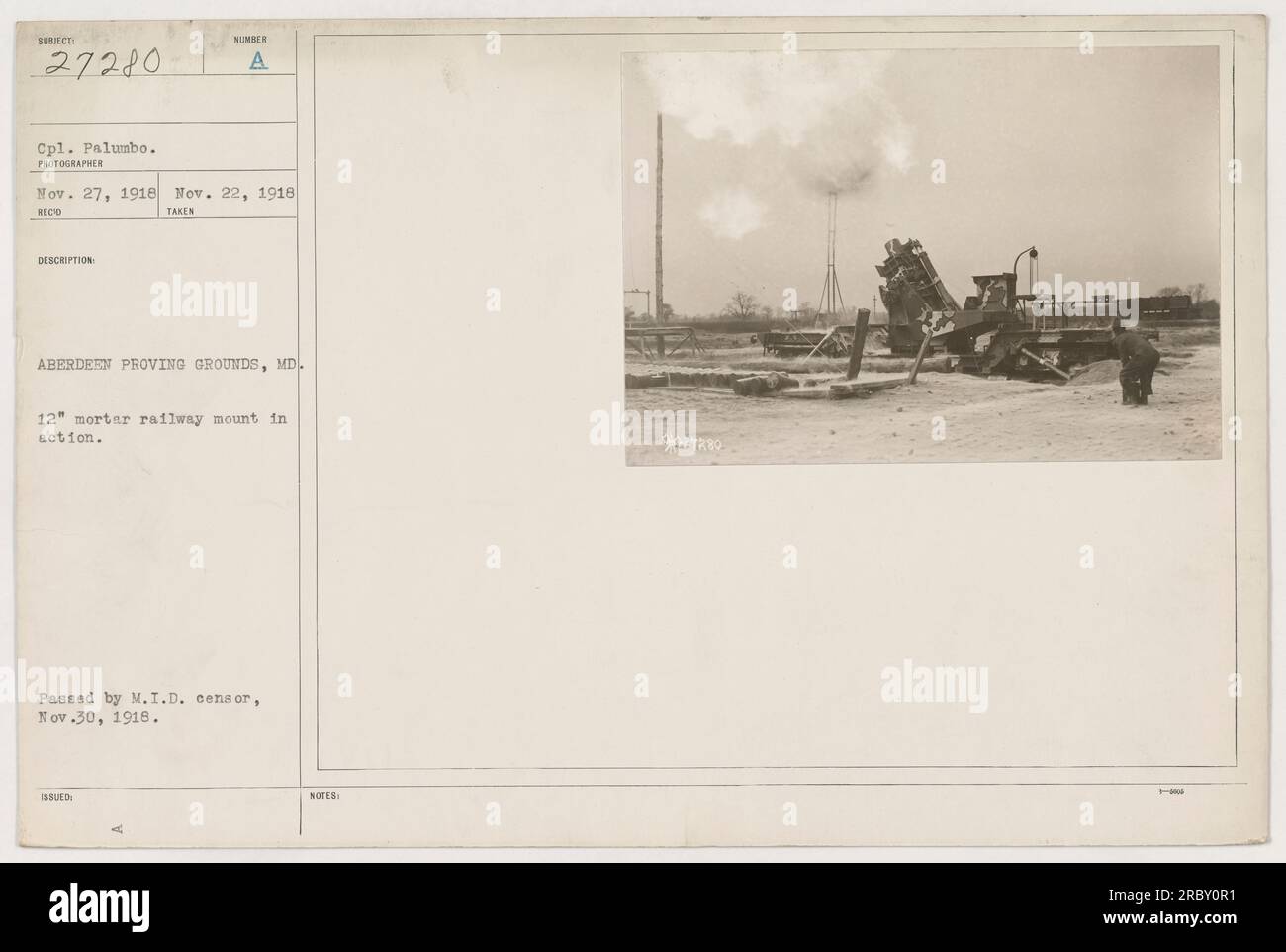 12 mortar railway mount hi-res stock photography and images - Alamy