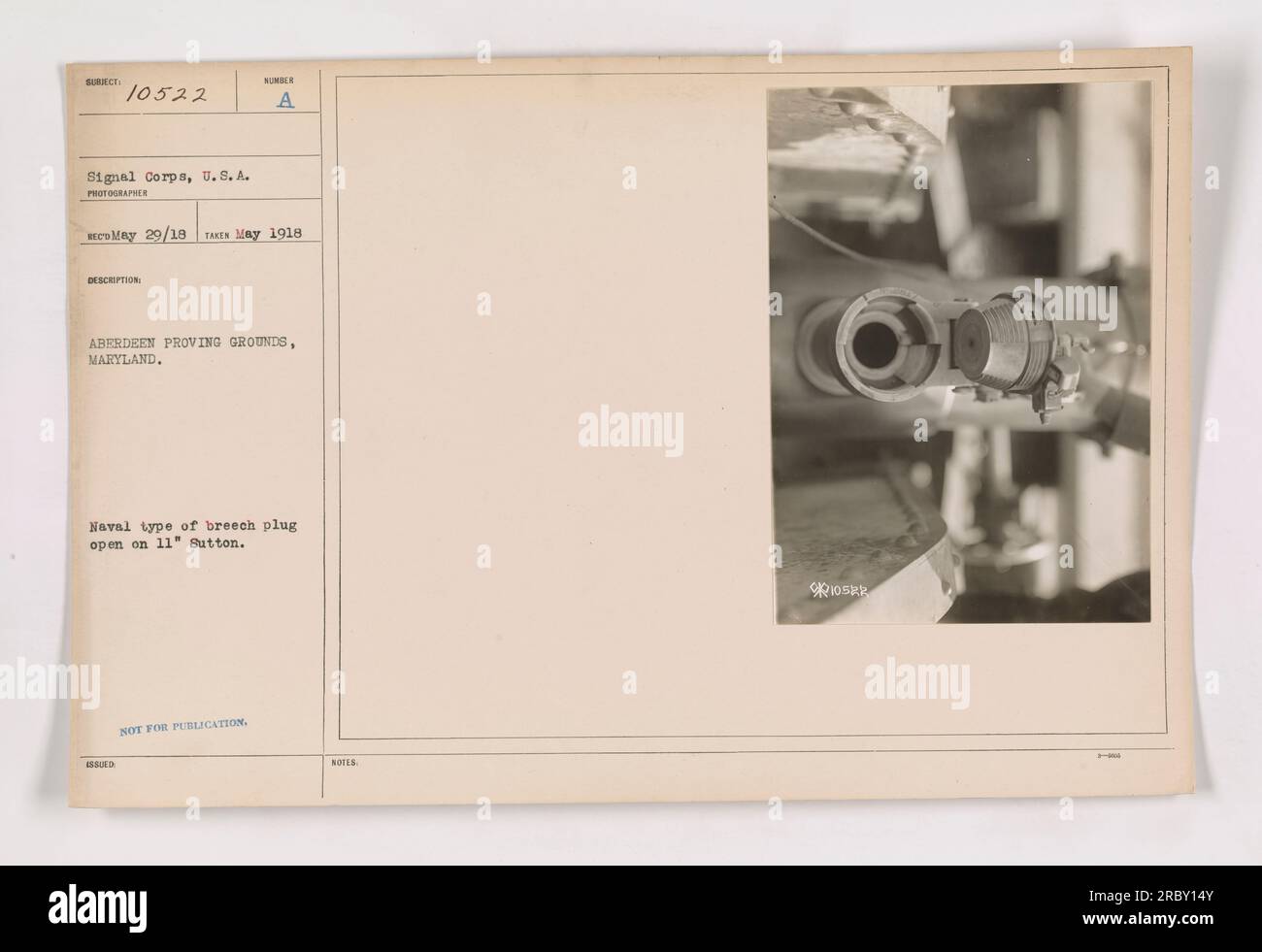 The Naval type of breech plug is shown open on the 11" Sutton at ...