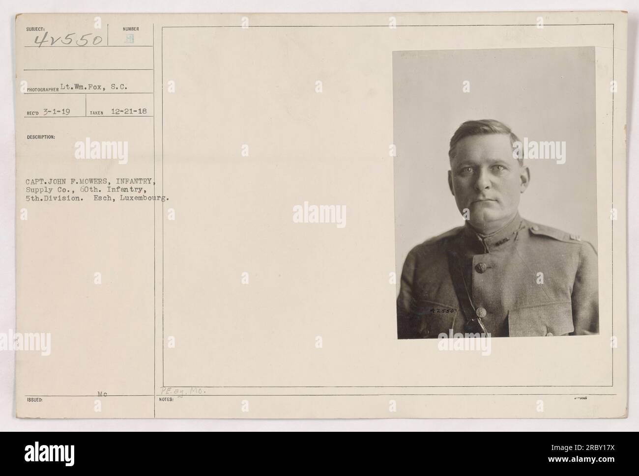 Capt. John P. Mowers of the 60th Infantry, 5th Division, playing in ...