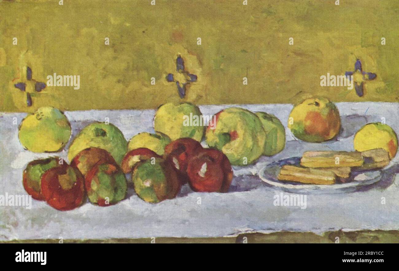 Cezanne apples 1877 hi-res stock photography and images - Alamy