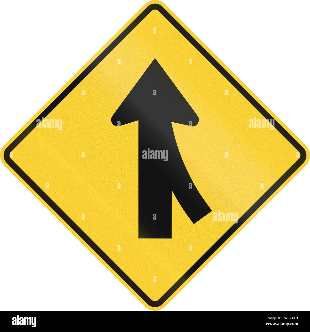 Traffic merging ahead hi-res stock photography and images - Alamy
