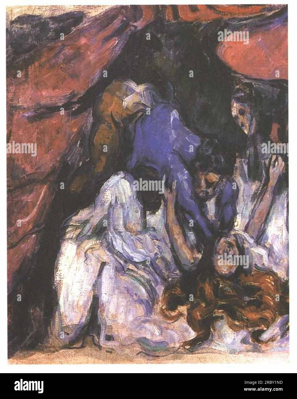 Strangled woman 1872 by Paul Cezanne Stock Photo - Alamy