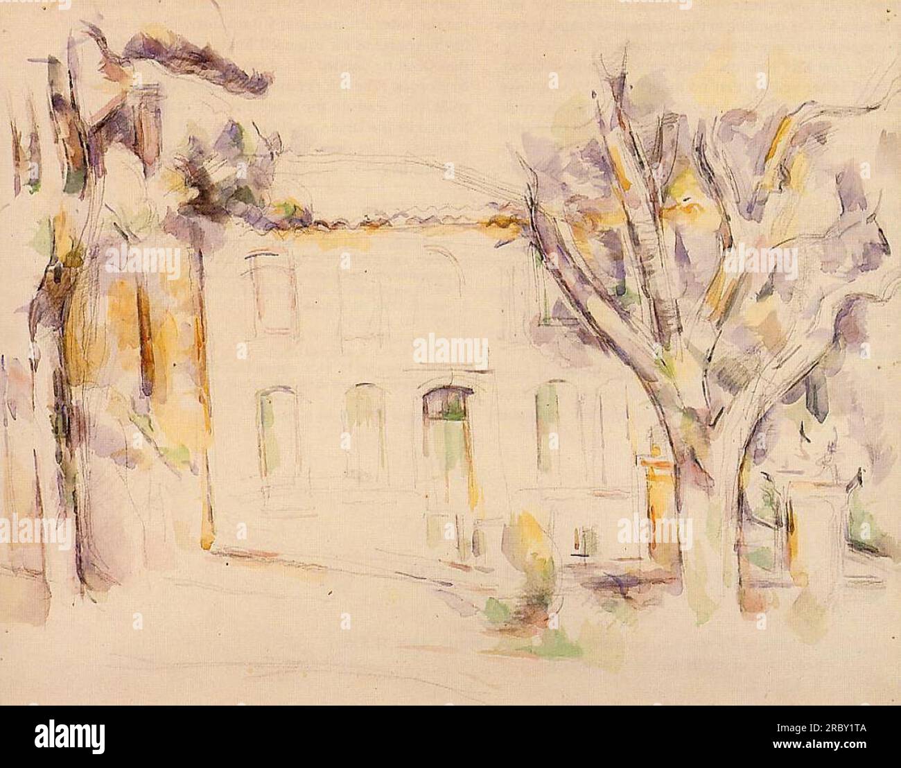 Paul cezanne house in provence hi-res stock photography and images - Alamy