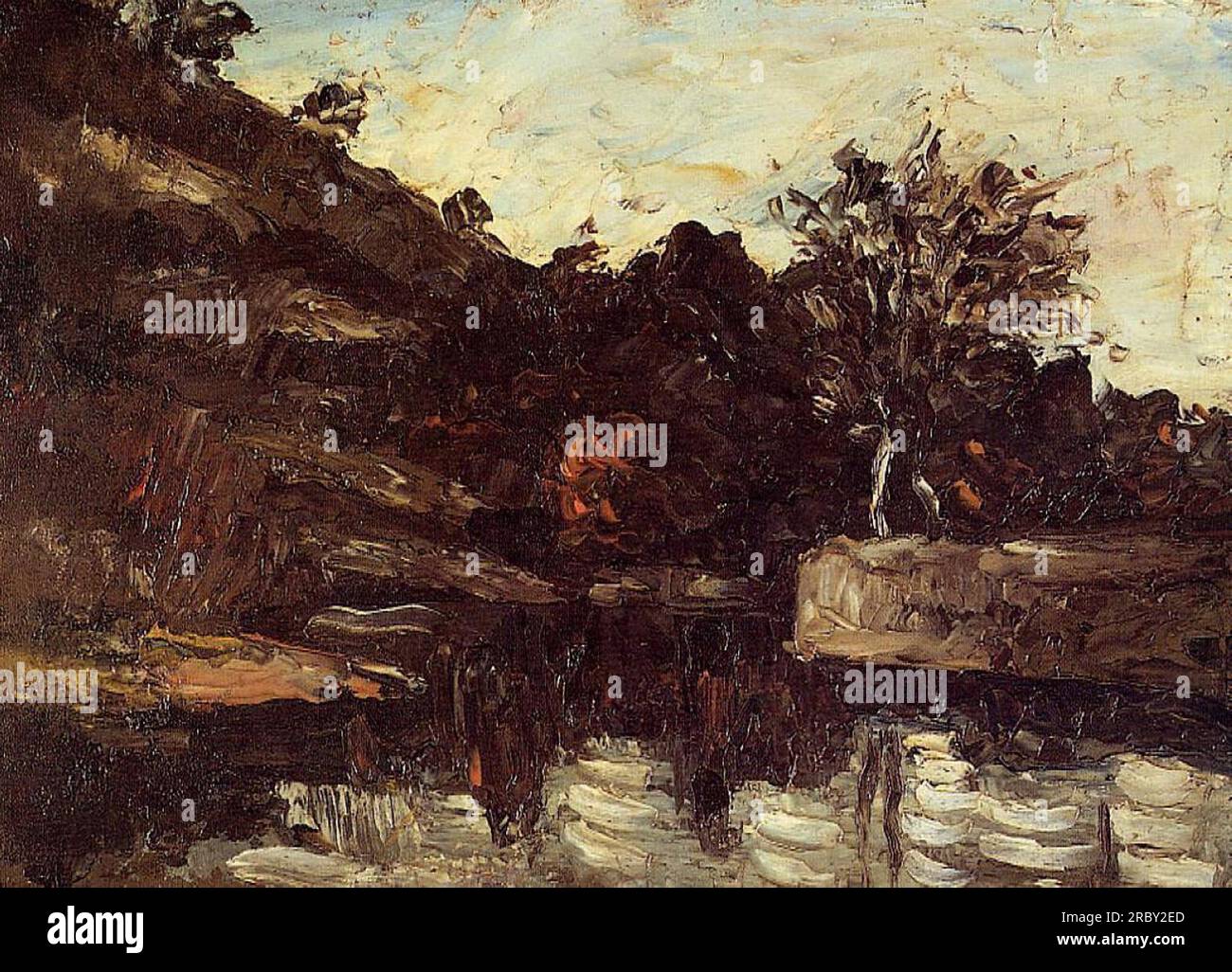 Bend in the river paul cezanne hi-res stock photography and images - Alamy