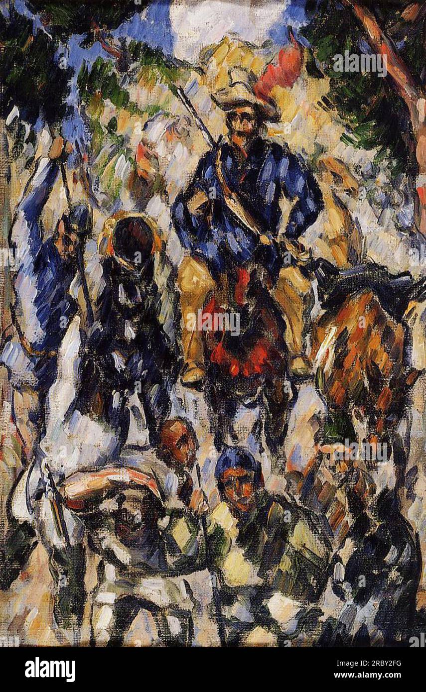 Don Quixote, View from the Back 1875 by Paul Cezanne Stock Photo - Alamy